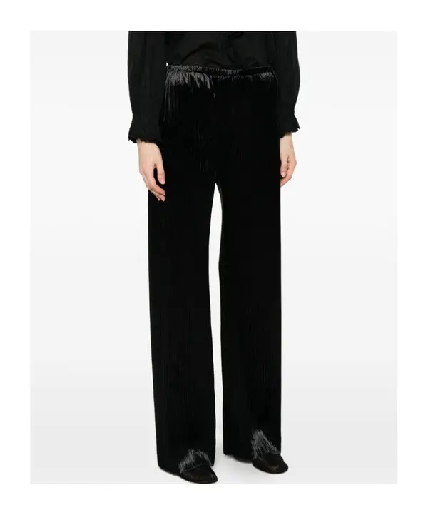 FORTE_FORTE Elastic-waist Casual Trousers