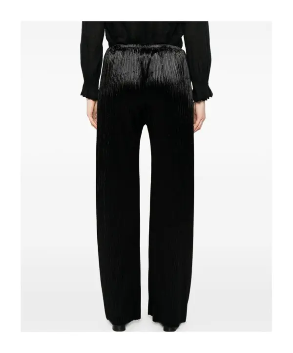 FORTE_FORTE Elastic-waist Casual Trousers