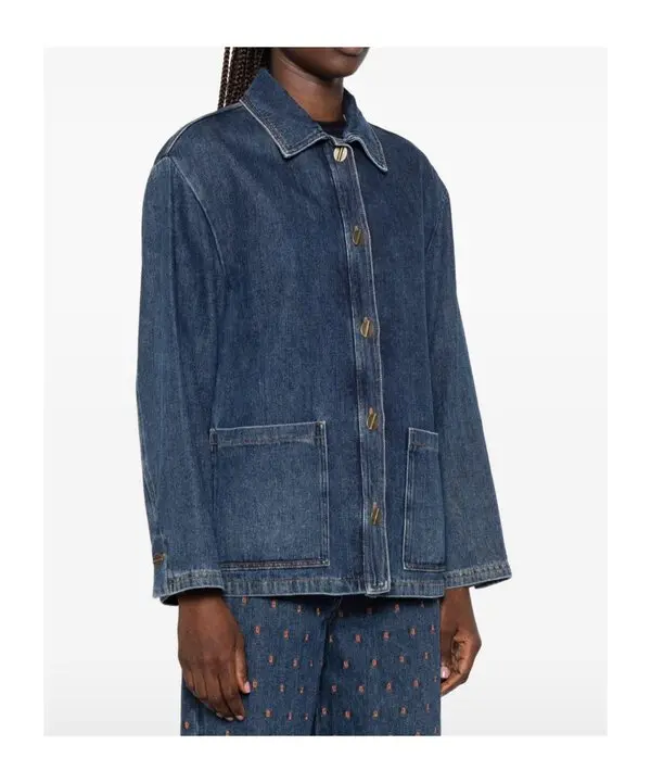 FORTE_FORTE Long-sleeve Denim Jacket