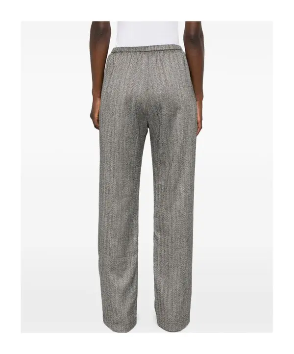 FORTE_FORTE Elastic-waist Casual Trousers