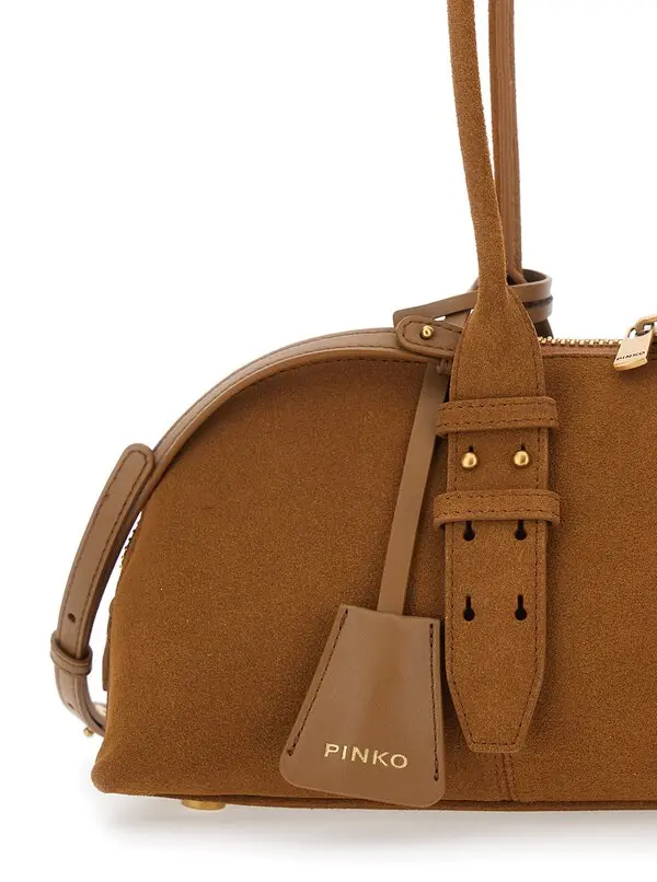 Pinko Shoulder Bag Bowling Horizontal Big