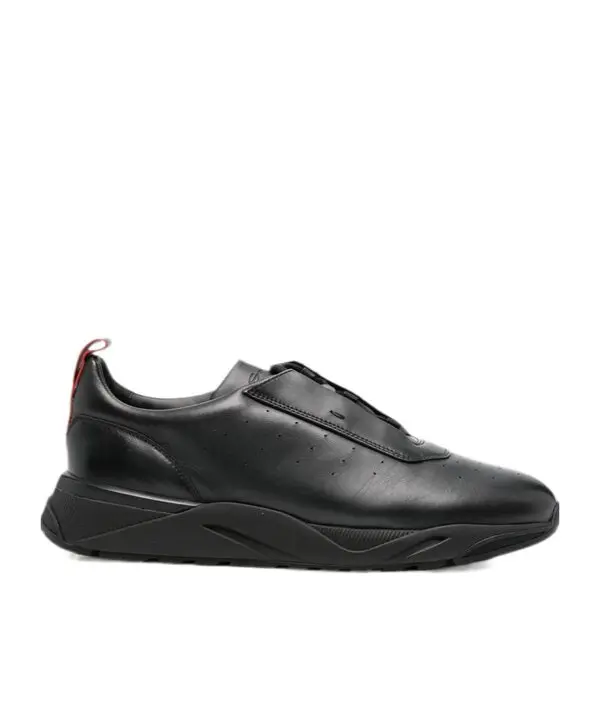 Santoni Round-toe Sneakers - Black
