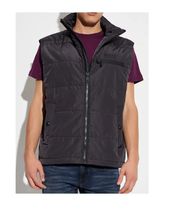 Versace Stand Up Collar Down Vest