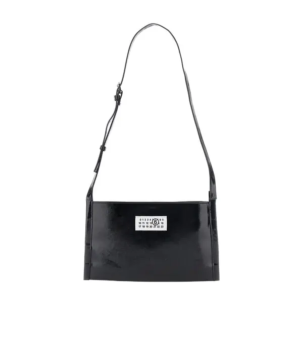 MAISON MARGIELA Logo Shoulder Bag - Black