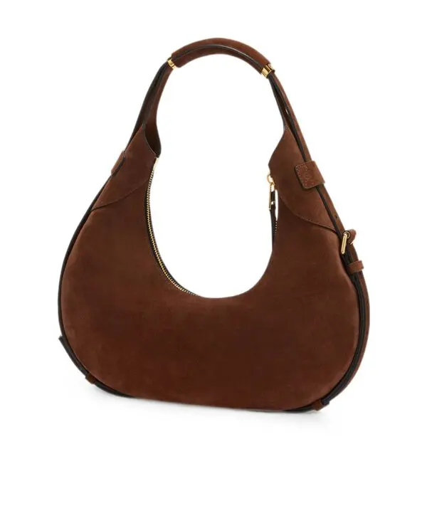 Moschino Suede Shoulder Bag