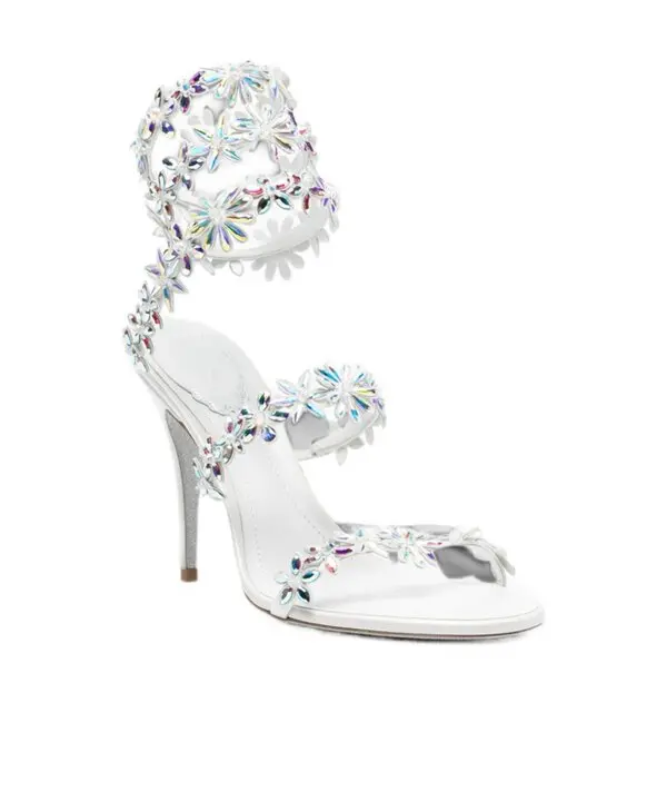 Rene Caovilla Embellished Stiletto Sandals