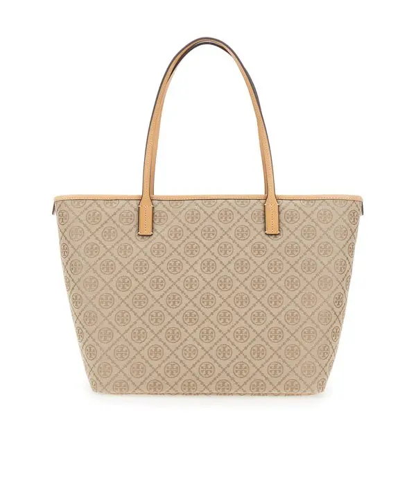 Tory Burch T-monogram Zip Shopper Bag