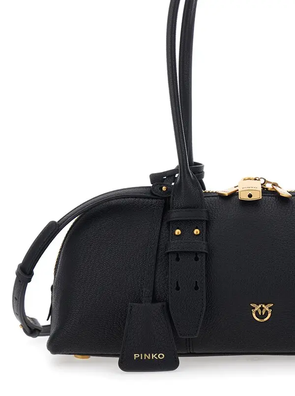 Pinko Shoulder Bag Bowling Horizontal Big