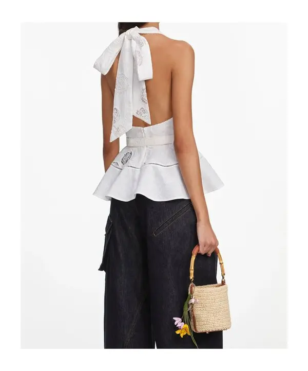 SELF-PORTRAIT Ruffled Top