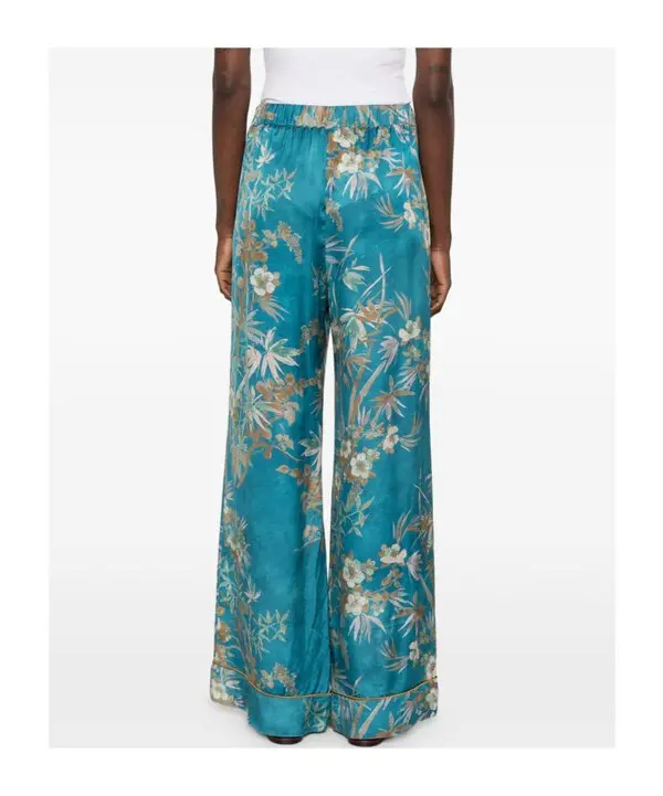 FORTE_FORTE Patterned Casual Trousers
