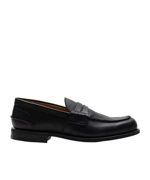 Church's Serrated-tongue Penny Loafers - Black
