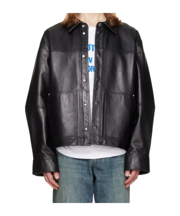 Helmut Lang Leather Jacket - Black