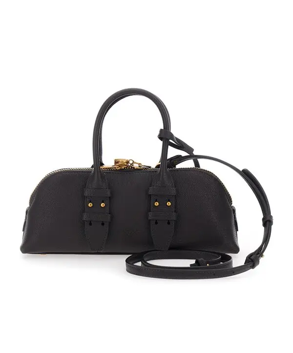 Pinko Handbag With Leather Details