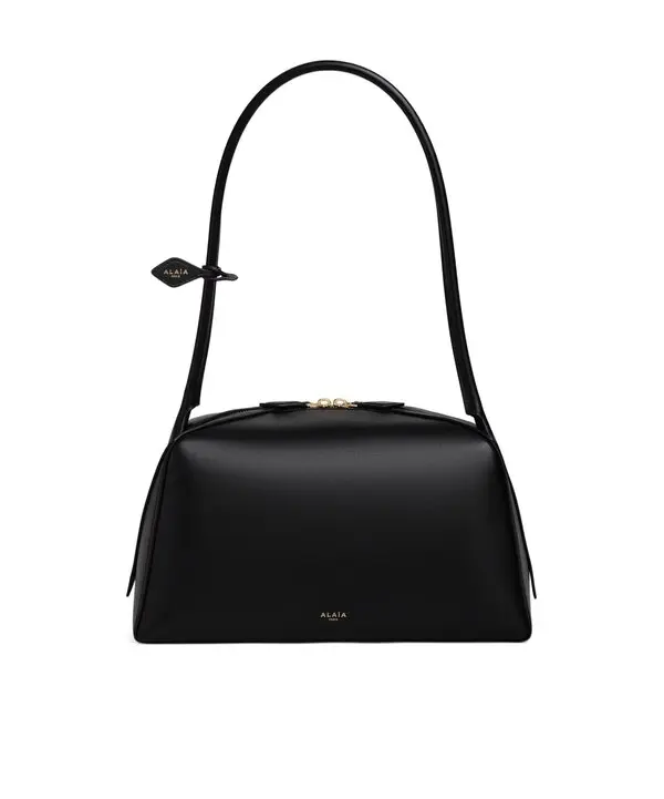 Alaïa Le Bouledogue Bag In Calfskin - Black