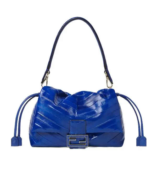 Fendi Mamma Baguette Medium - Blue