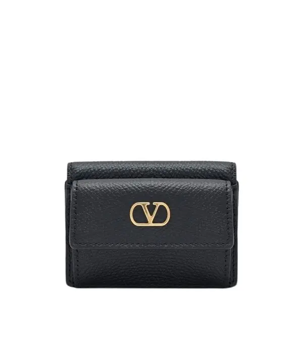 Valentino Garavani Logo Wallet - Black