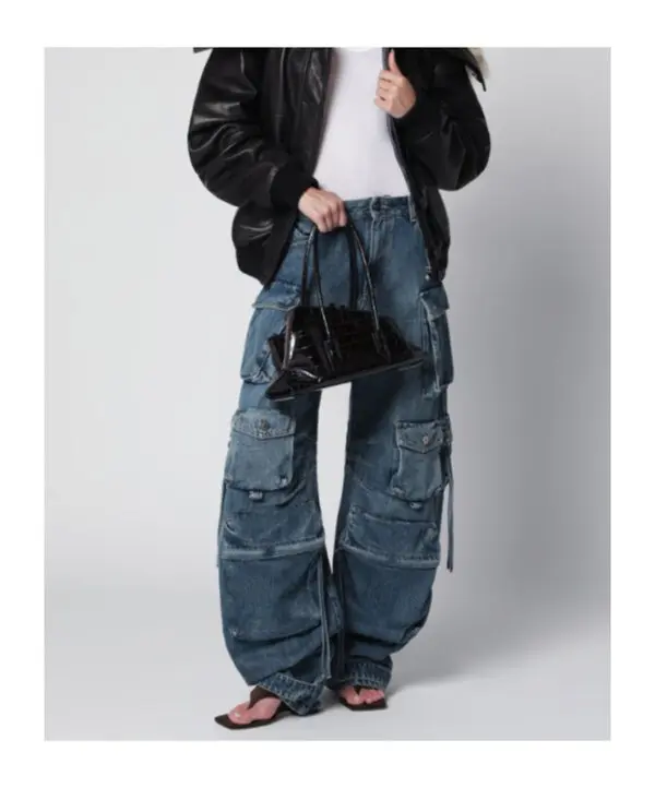 Attico Multi-pocket Cargo Jeans