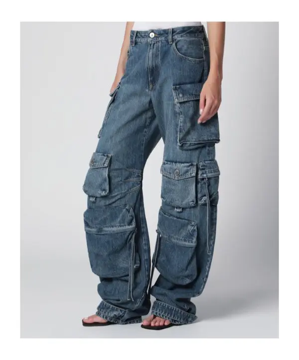 Attico Multi-pocket Cargo Jeans