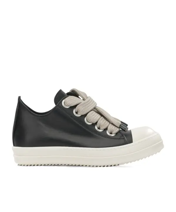 Rick Owens Low Top Lace-up Sneakers - Black