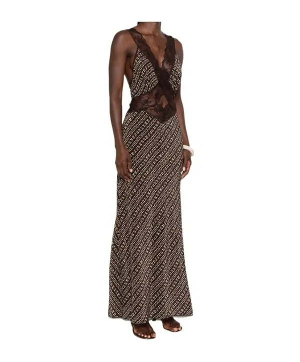 SIR. V-neck Dress - Multicolor