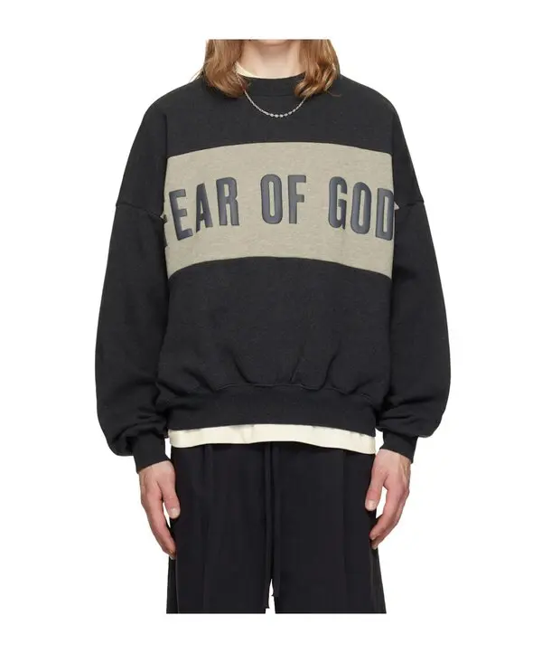 Fear Of God Patterned Drop-shoulder Sweatshirt