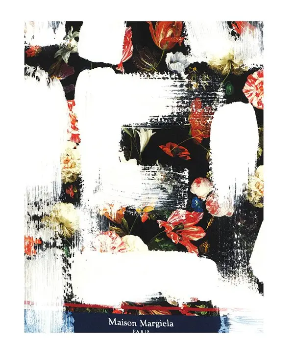 MAISON MARGIELA Printed Silk Foulard