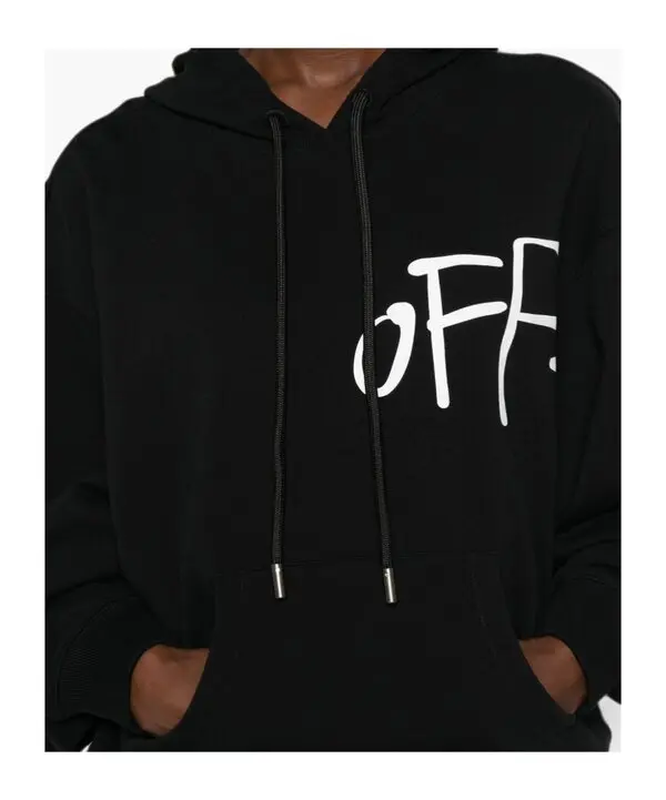 Off-White Logo-print Drawstring Hoodie