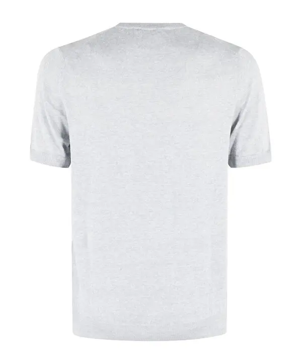 Tagliatore Josh Gse Crewneck Knitted T-shirt - Perla