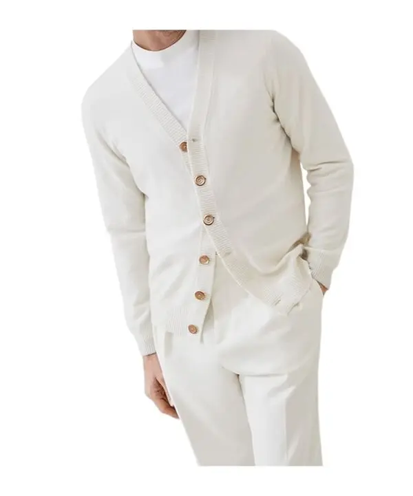 Brunello Cucinelli Buttoned V-neck Cardigan