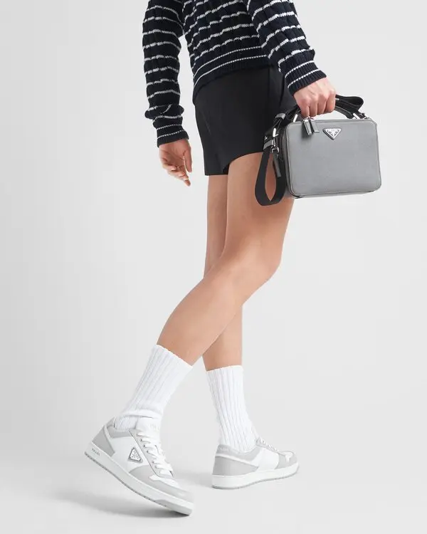 Prada Downtown Leather Sneakers