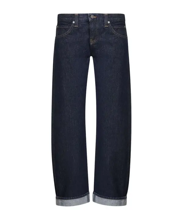 Khaite Karo Straight-leg Jeans - Black