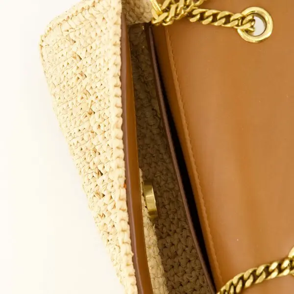 Saint Laurent Lou Mini Shoulder Bag - Nude
