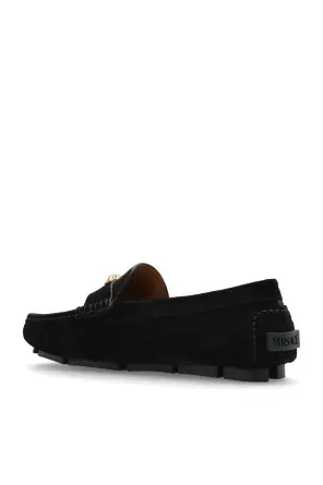 Versace Medusa Plaque Slip-on Loafers