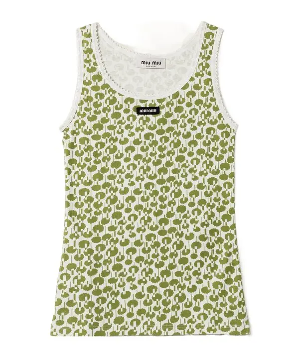 Miu Miu Cotton Tank Top
