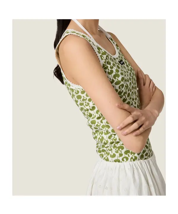 Miu Miu Cotton Tank Top