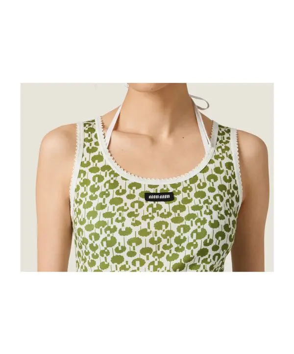 Miu Miu Cotton Tank Top