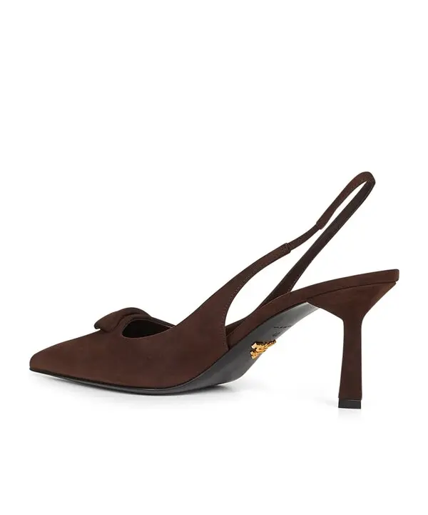Prada Suede Slingback Pumps
