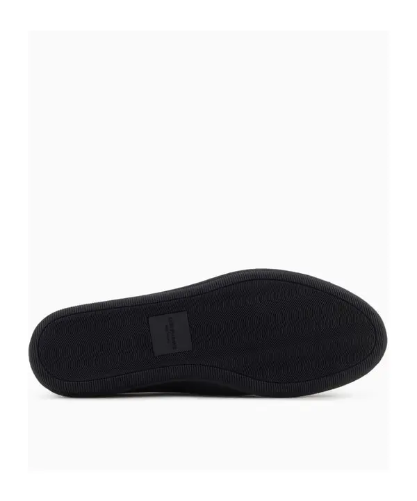 Giorgio Armani Almond Toe Slip-on Loafers