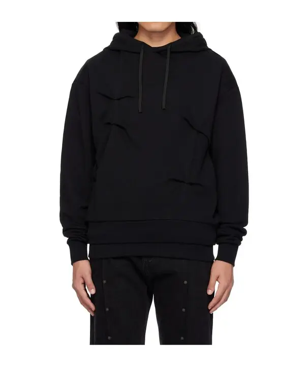 KUSIKOHC Multi Rivet Hoodie - Black