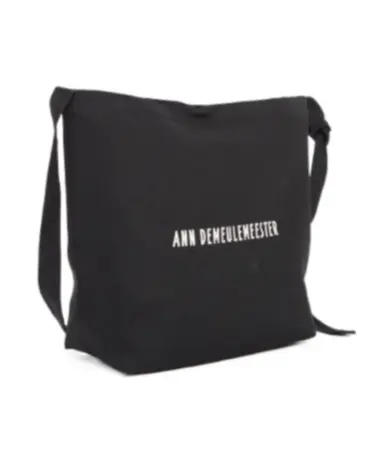 ANN DEMEULEMEESTER Logo Shoulder Bag