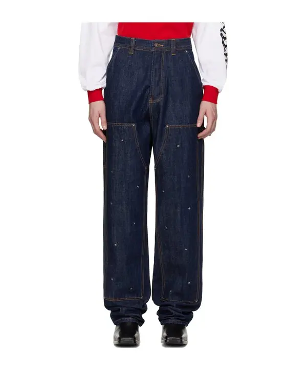 KUSIKOHC High-waisted Straight-leg Jeans