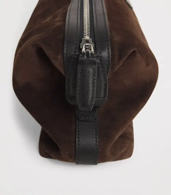 Brioni Cotton Canvas Via Veneto Pouch - Nude