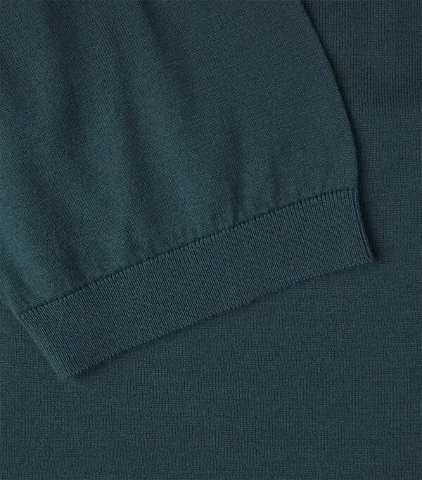 John Smedley Merino Wool T-shirt - Green