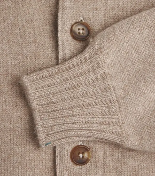 FIORONI CASHMERE Cashmere Knitted Bomber Jacket