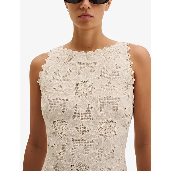 MALINA Miranda Sleeveless Lace Mini Dress