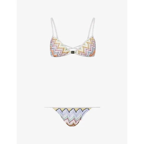Missoni Zig-zag Pattern Bikini Set - Multicolor