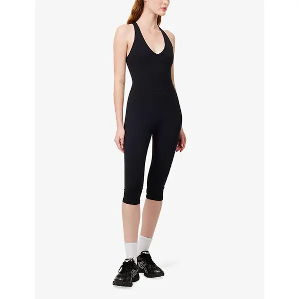 Bo+tee Soft Active Capri Stretch-woven Jumpsuit