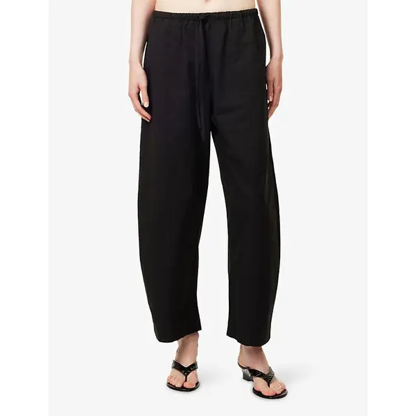 Dissh Scout Barrel-leg Cotton Trousers