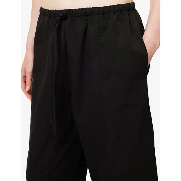 Dissh Scout Barrel-leg Cotton Trousers