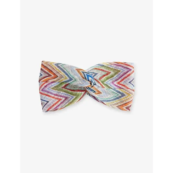 Missoni Chevron Knit Headband - Multicolor